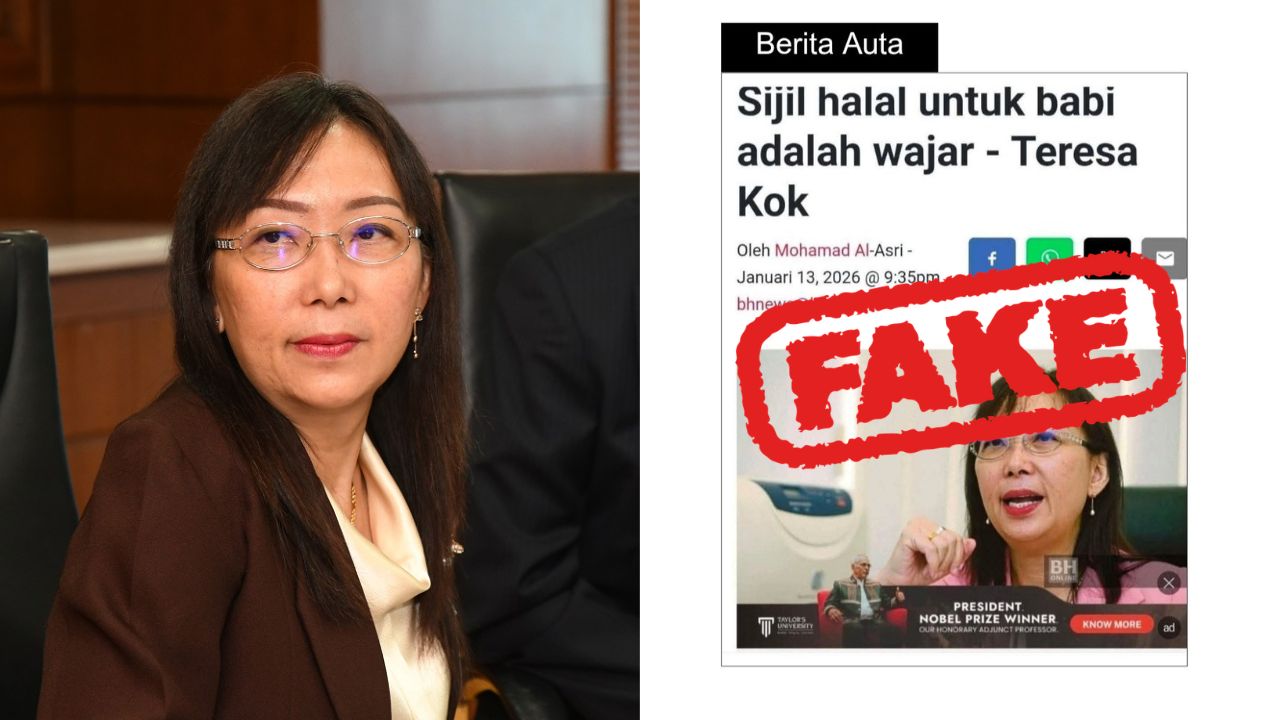 Teresa Kok Files Police Report Over Viral Fake ‘Halal Certification For ...