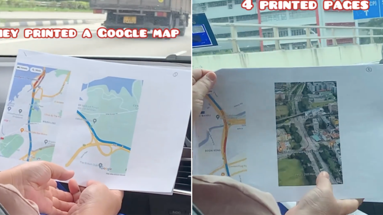 Parents Print Out Maps As They Don't Trust Navigation Apps • MYC ...